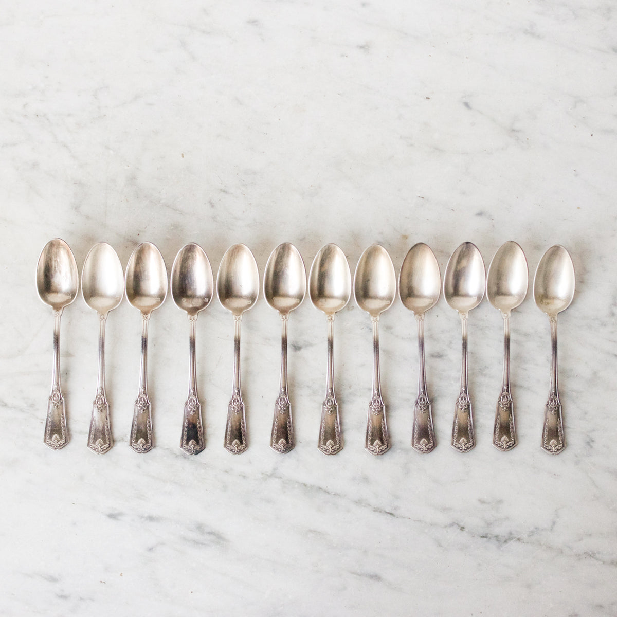 French Silver Teaspoons Set Of 12 | elsie green | The French Kitchen