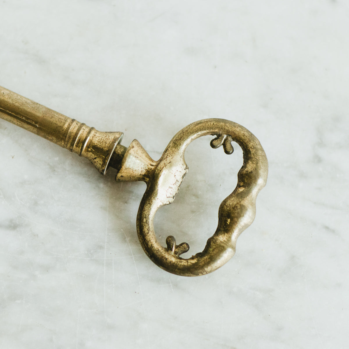 Antique Brass Key Bottle Opener - the french kitchen - elsie green