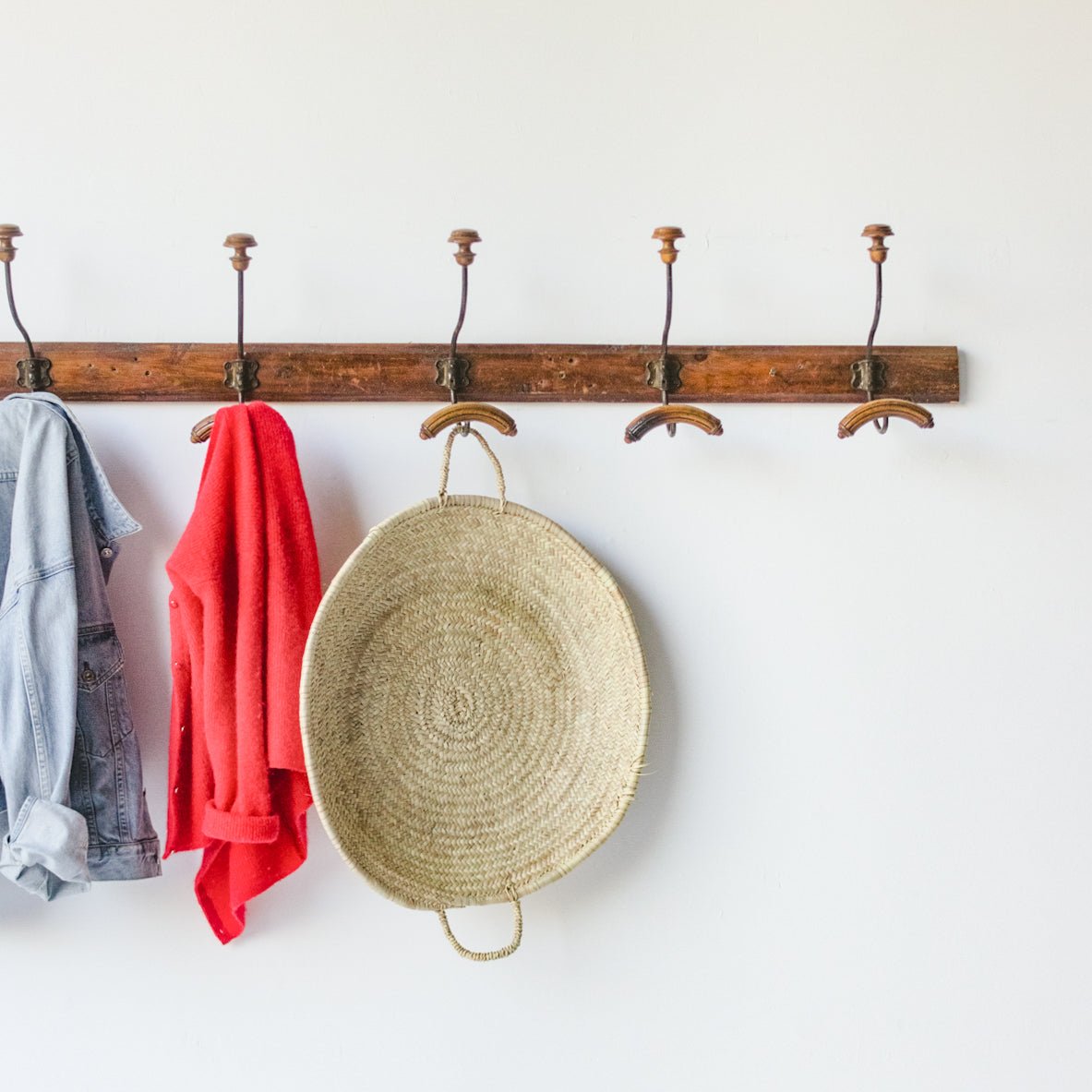 Long Antique Coat Rack - decor - elsie green