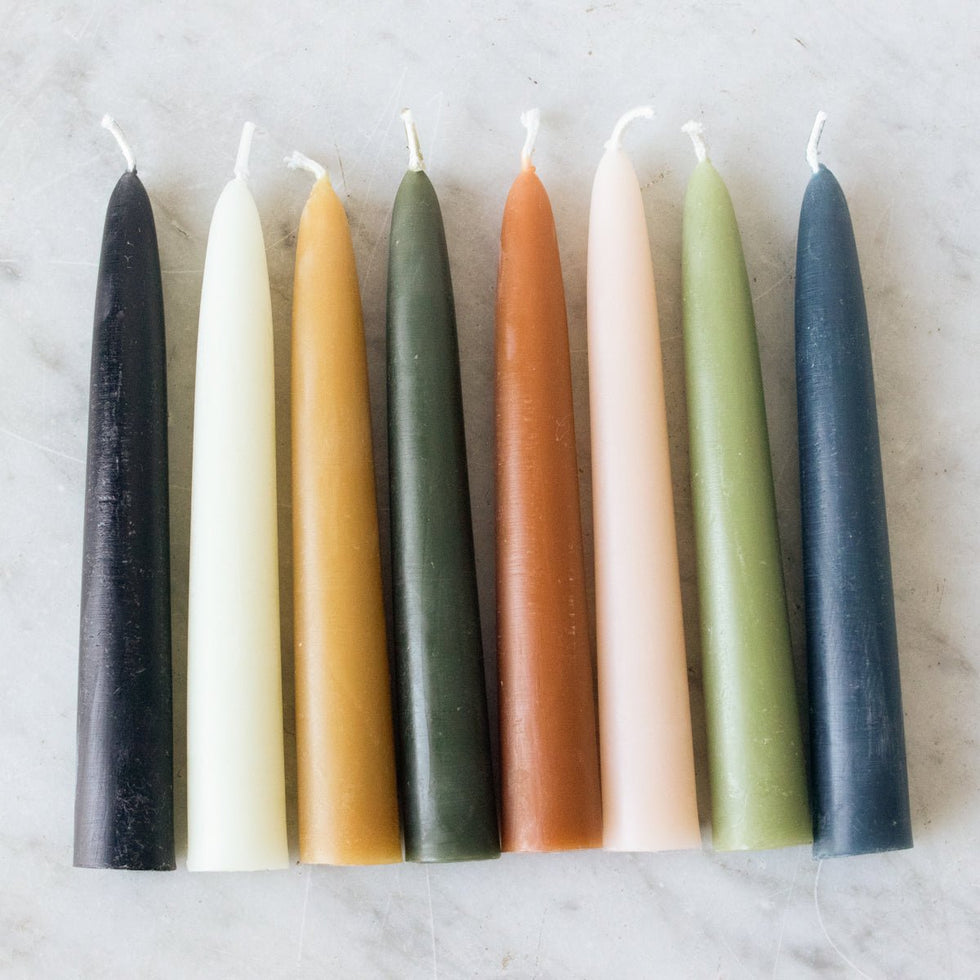Pair of Every Day Beeswax Tapers - Decor - elsie green