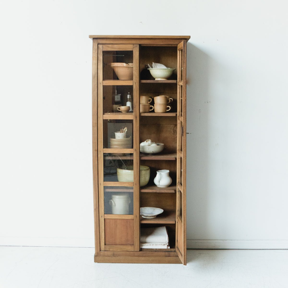 Tall Antique Vitrine - furniture - elsie green