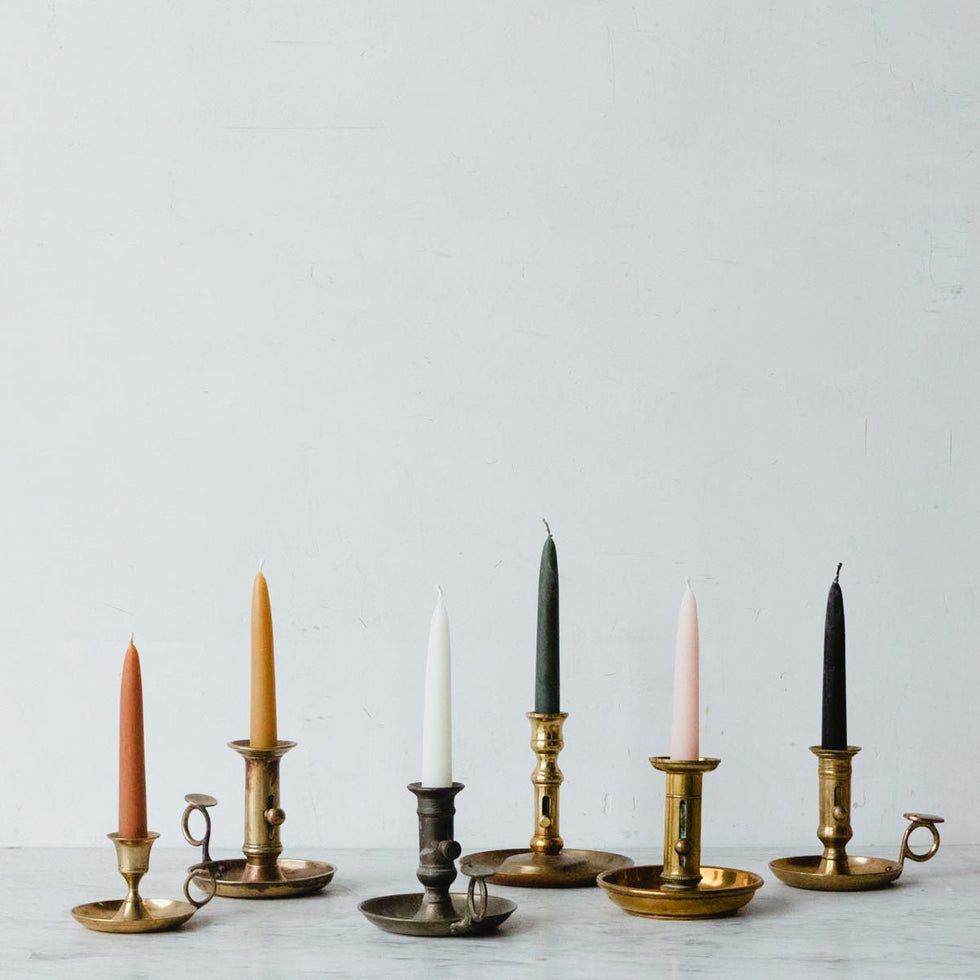 Pair of Every Day Beeswax Tapers - Decor - elsie green