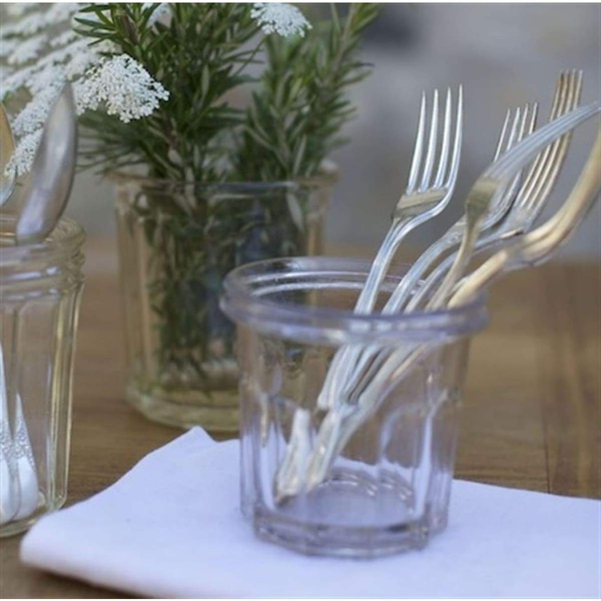 Pair of Vintage Jam Jars - French Kitchen - elsie green