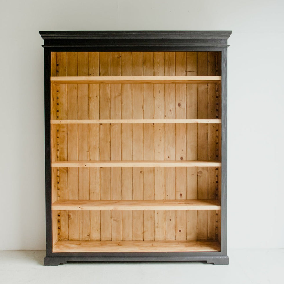 Robin Reclaimed Wood Library Bookcase - Custom Furniture - elsie green