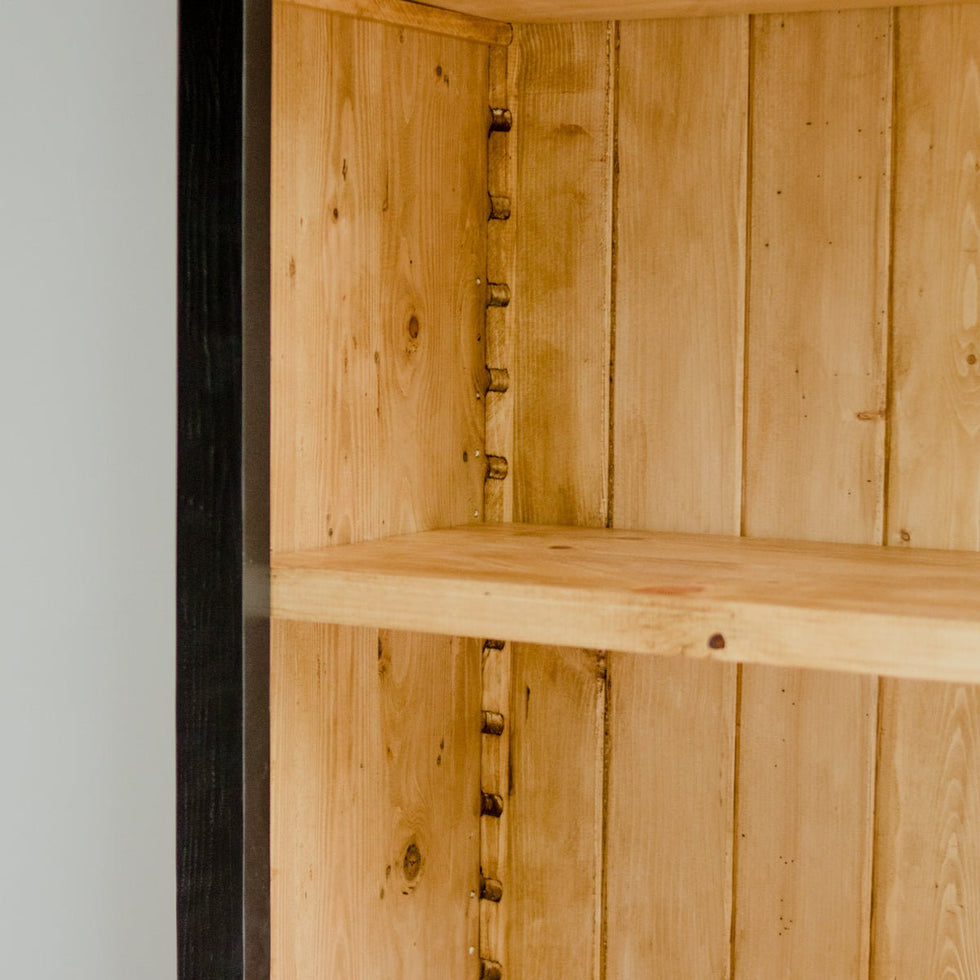 Robin Reclaimed Wood Library Bookcase - Custom Furniture - elsie green